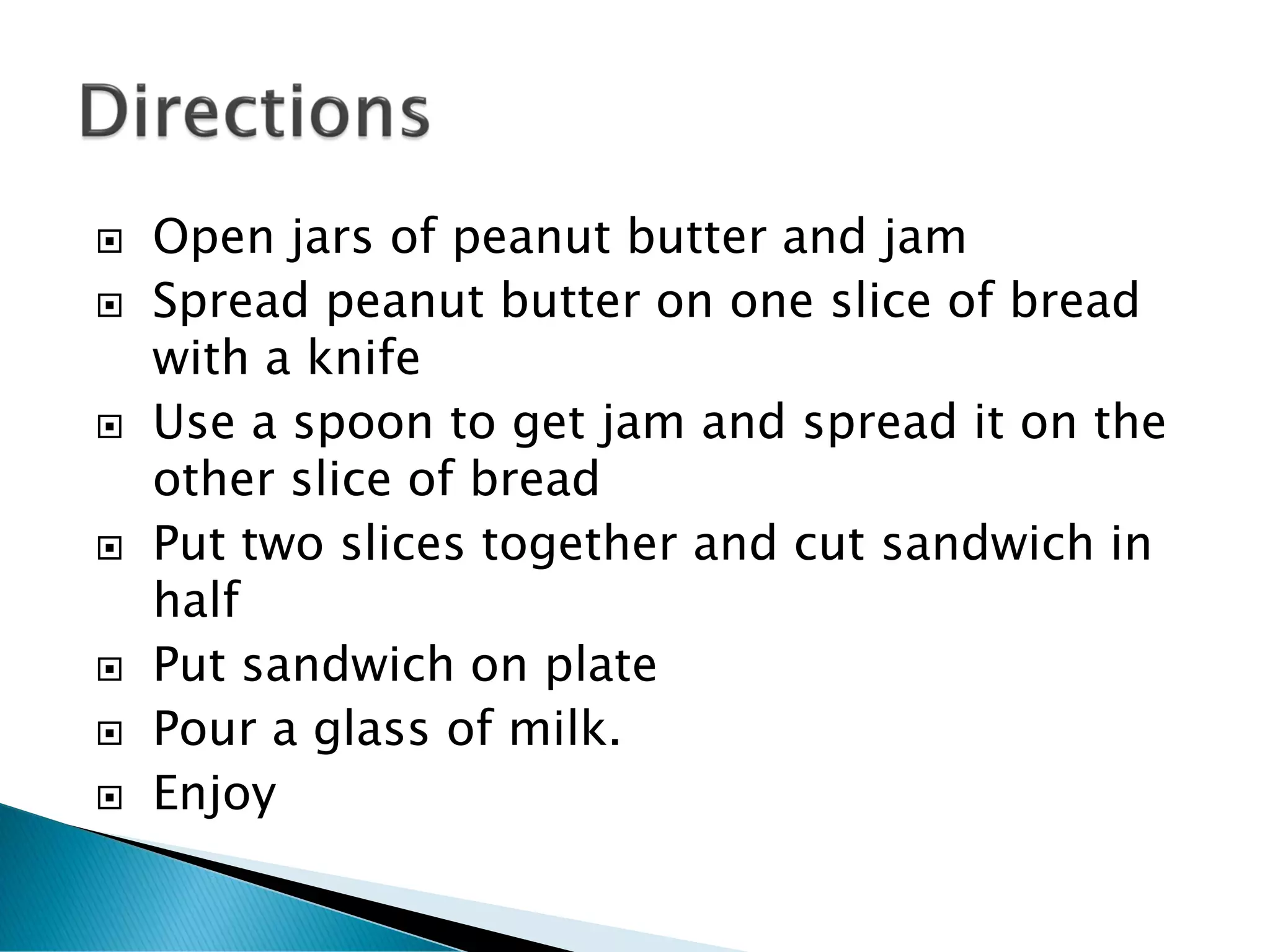 How To Make A Great Pbj1.Ppt