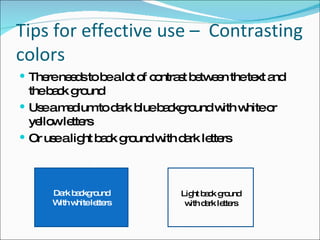 How To Use Power Point Effectively | PPT