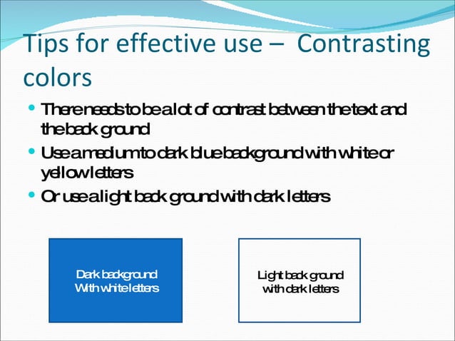 How To Use Power Point Effectively | PPT