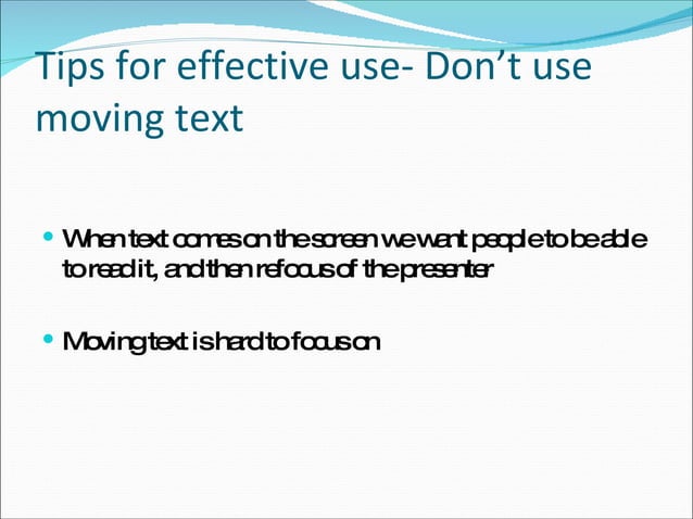 How To Use Power Point Effectively | PPT