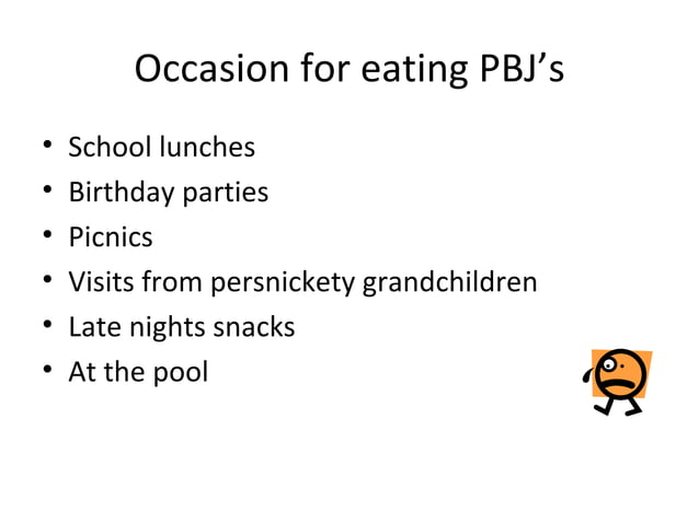 How To Type A Great Pbj | PPT