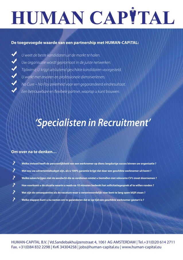 Human Capital Brochure | PDF