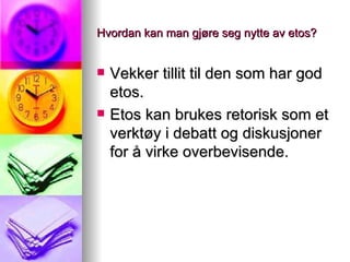 Hva Er Etos | PPT