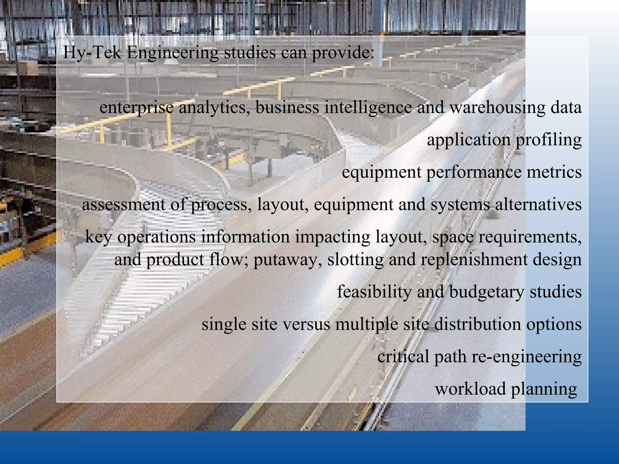 Hy Tek Intro Power Point | PPT