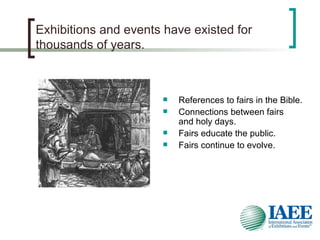 IAEE Industry Overview Presentation | PPT