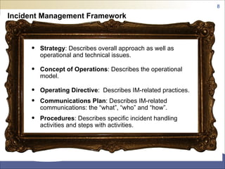 Incident Mgmt Nov 08 | PPT