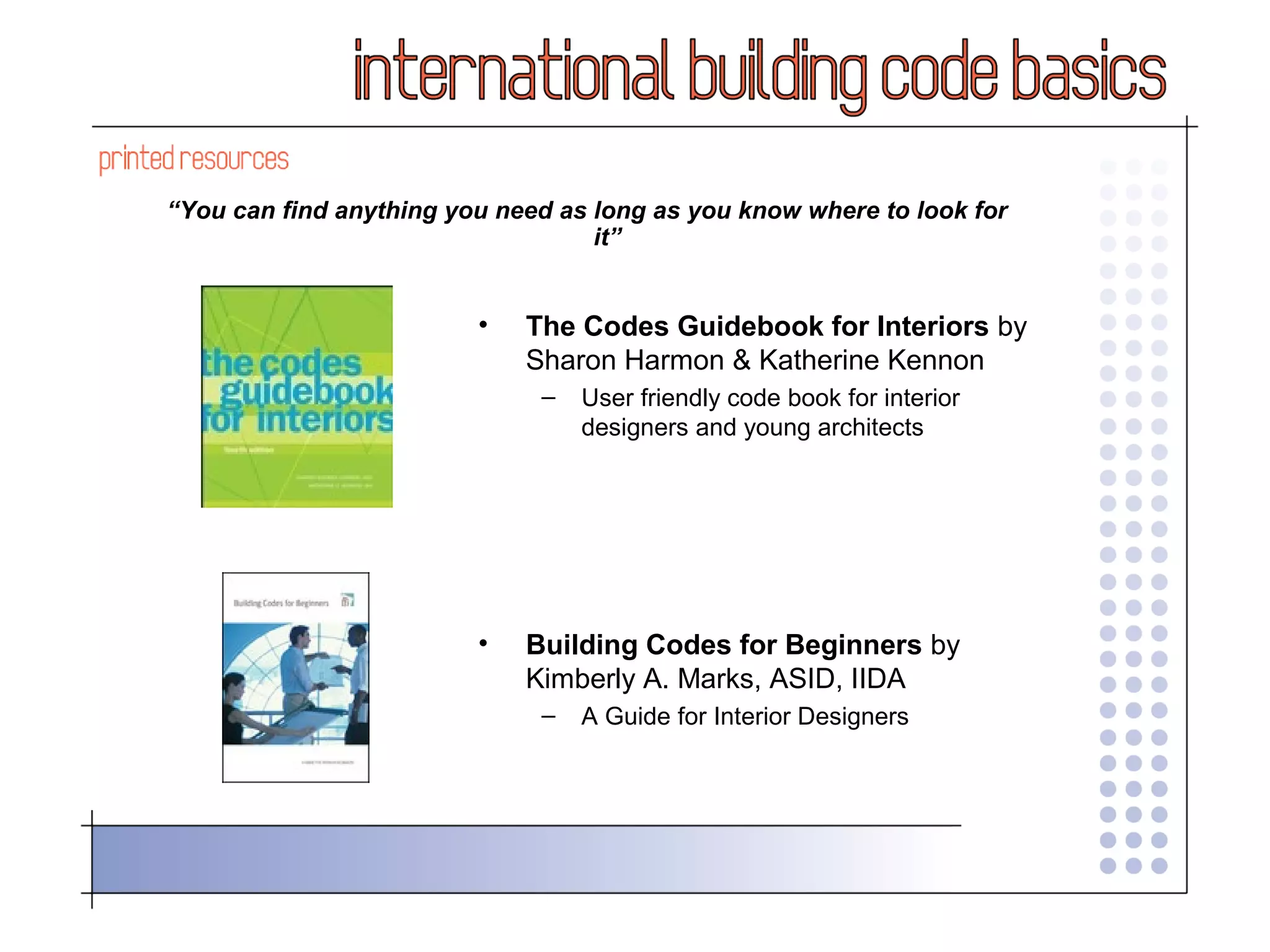 International Building Code - 2006 Basics | PPT