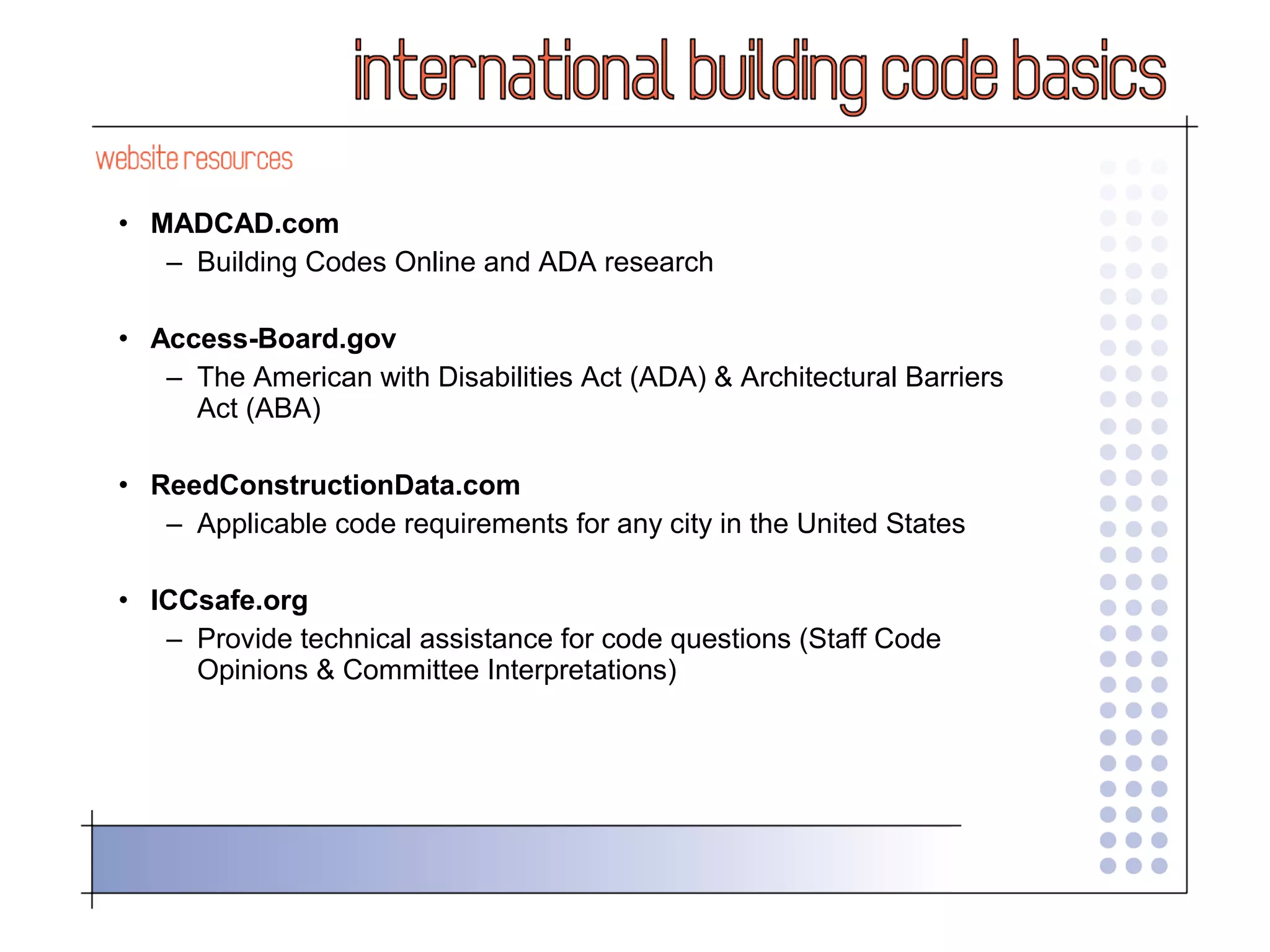 International Building Code - 2006 Basics | PPT