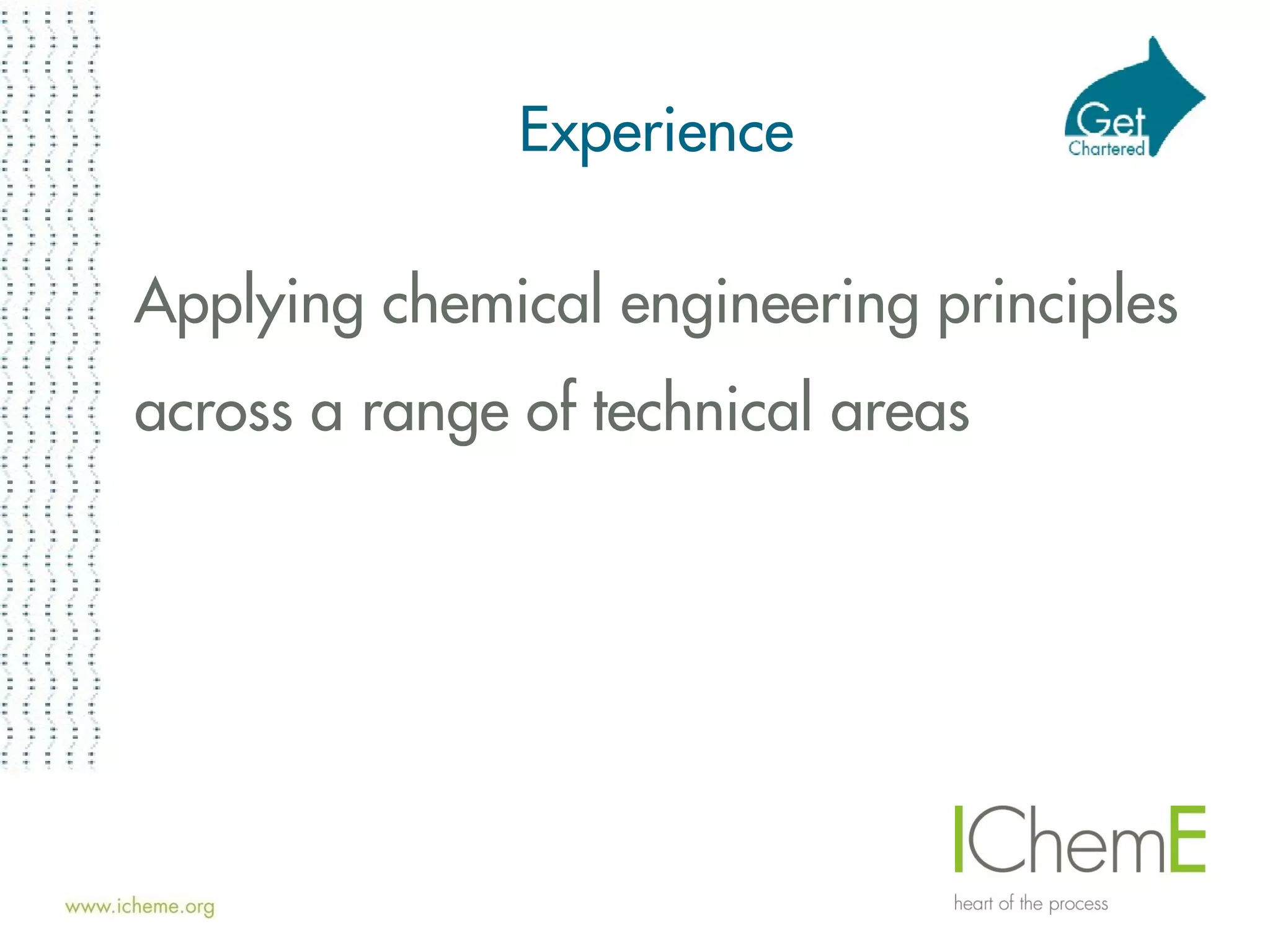 I Chem E Presentation | PPT