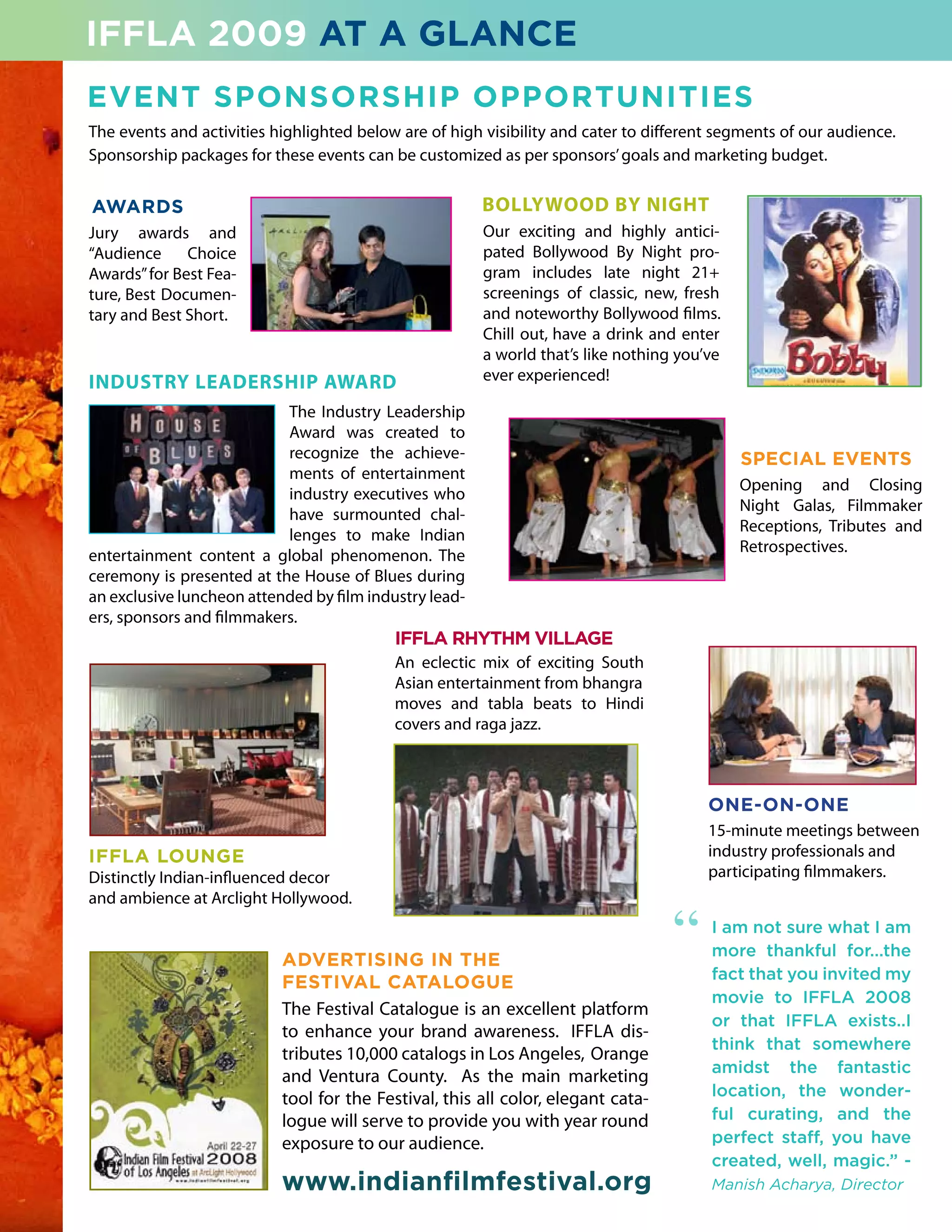 Iffla 2009 Sponsorship Brochure | PDF