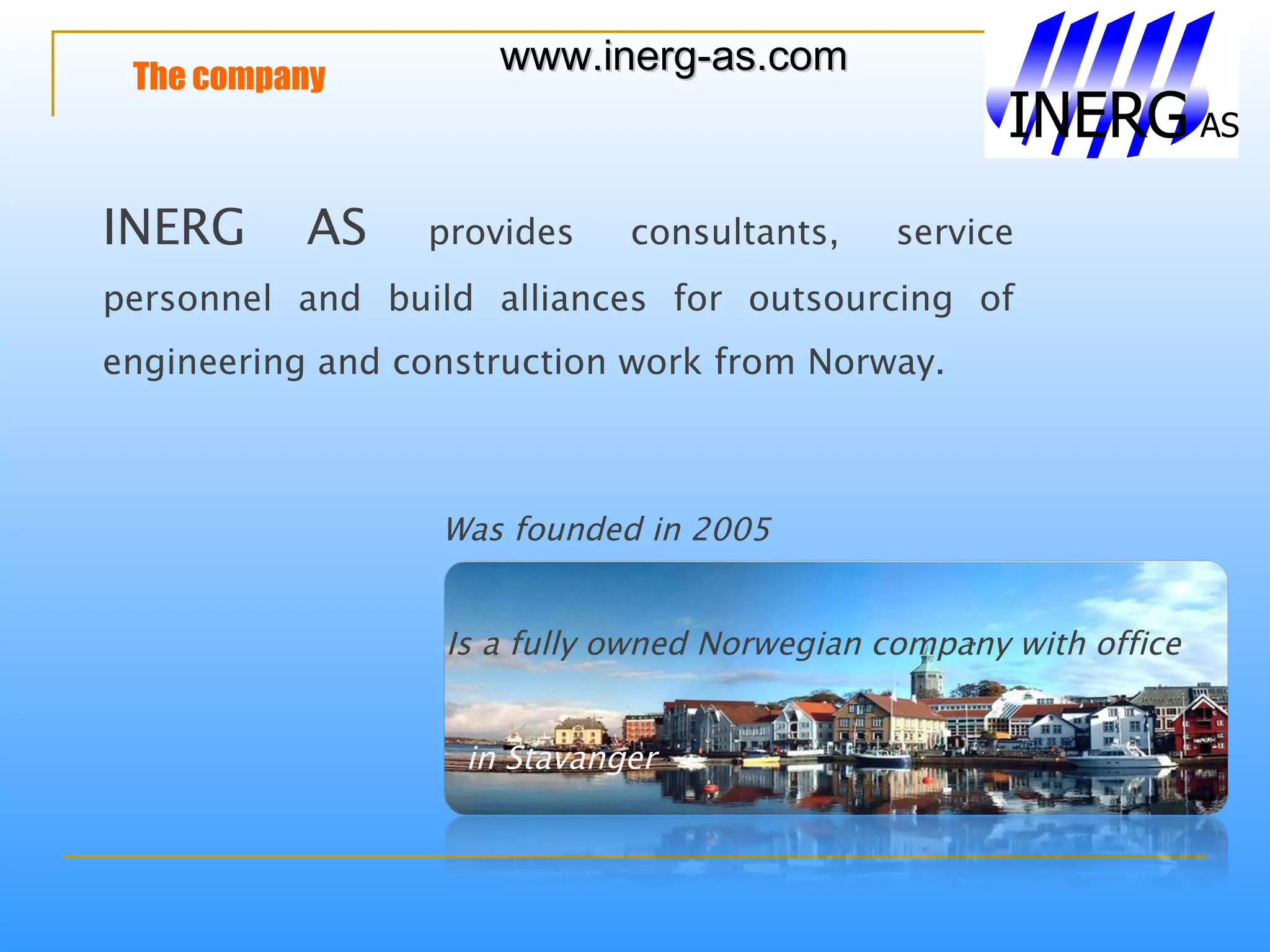 Inerg Presentation English Jun 08 (Standart) | PPT