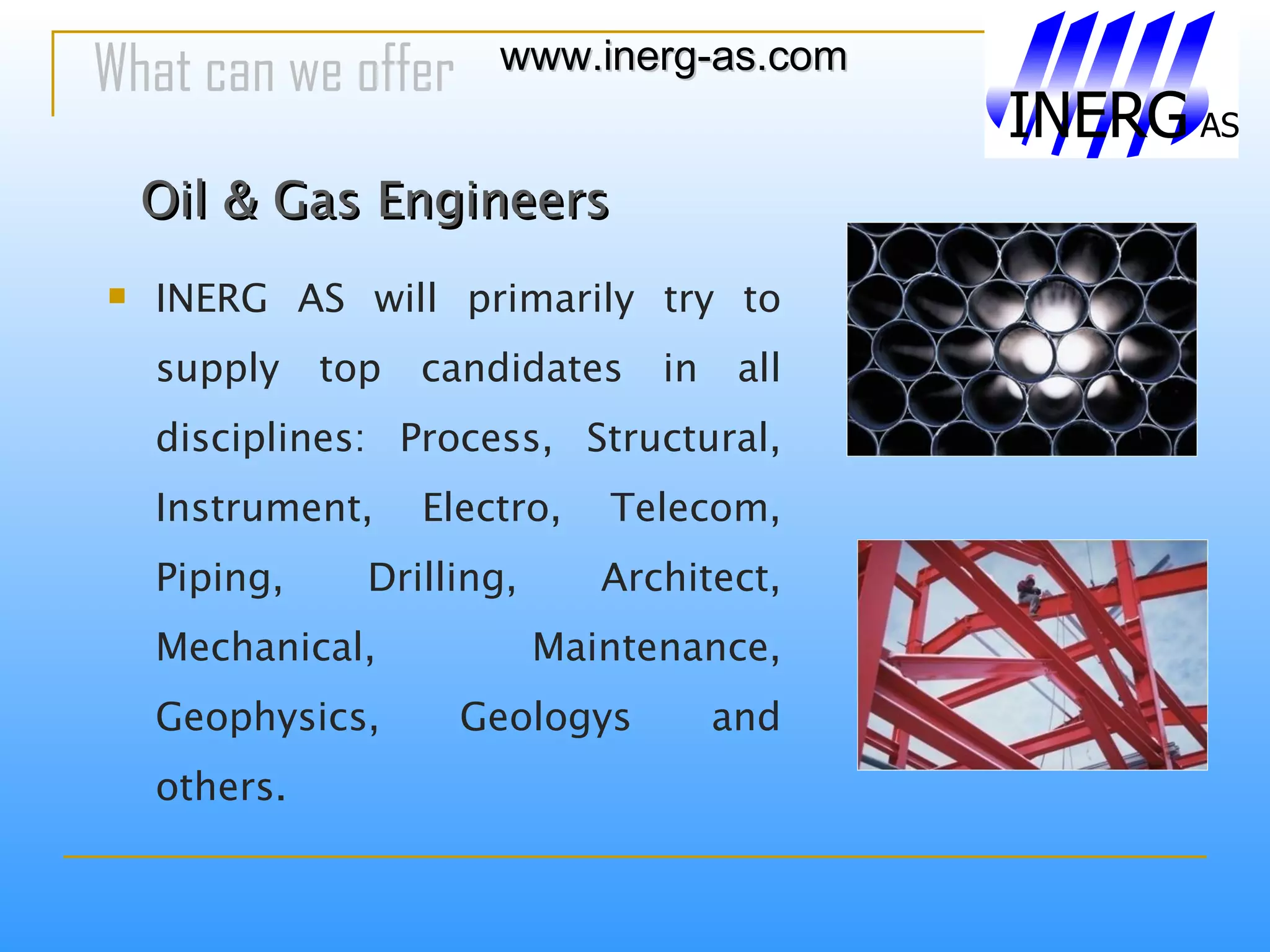 Inerg Presentation English Jun 08 (Standart) | PPT