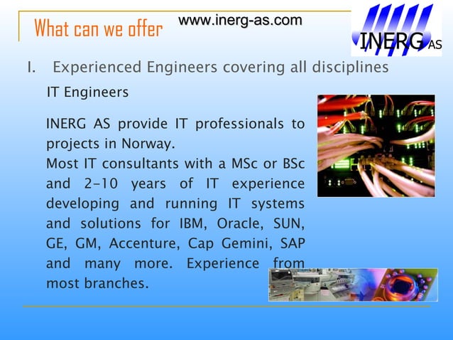 Inerg Presentation English Jun 08 (Standart) | PPT