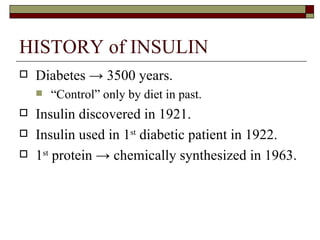 Insulin Ce | PPT