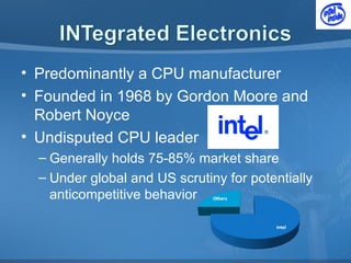 Is There Antitrust Inside Intel? | PPT | Business | Business and Finance