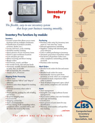 Inventory Pro Brochure | PDF