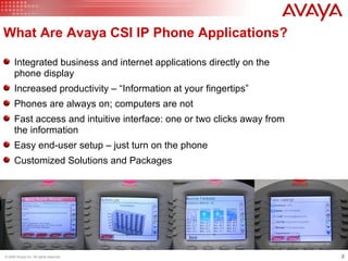 Ip Phone Apps Training | PPT | Internet | Computing