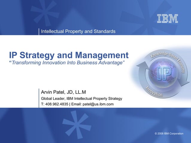 IP Strategy And Management | PPT