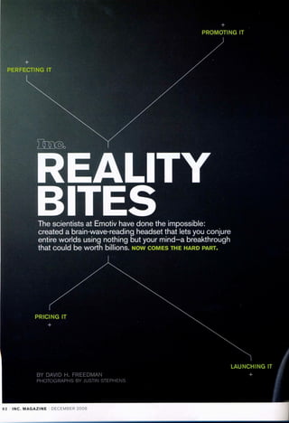 Inc Emotiv 1208 Cover | PDF