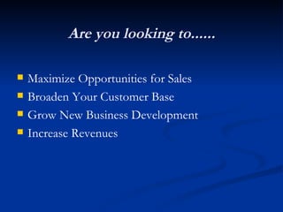 Increase Sales | PPT | Sales | Business