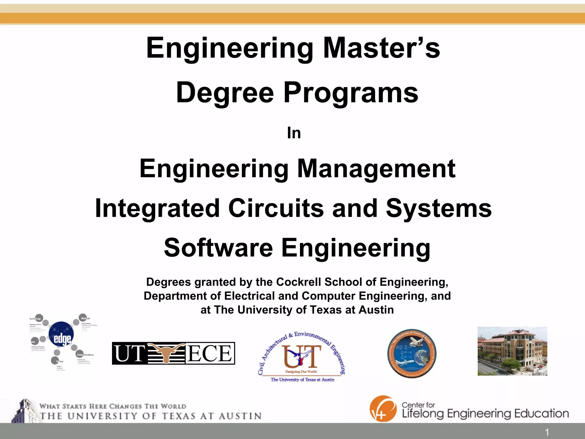 Information Session for Engineering Master Degrees | PPT