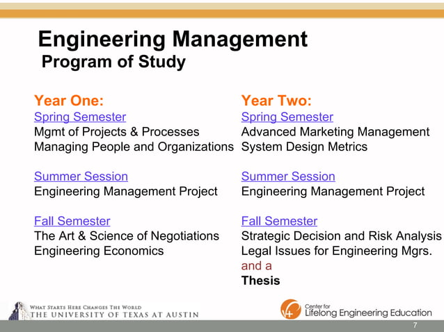Information Session for Engineering Master Degrees | PPT