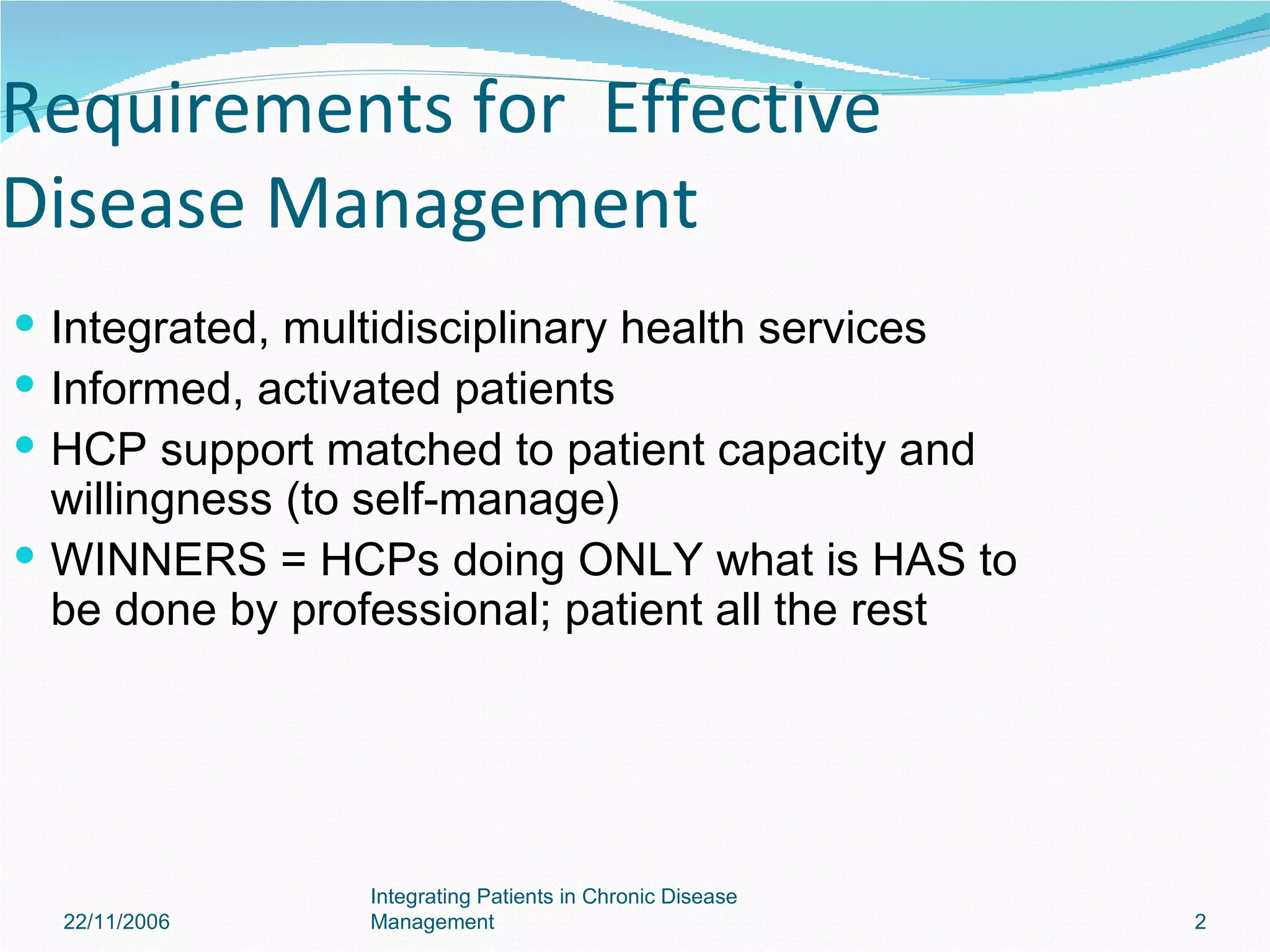 Integrated Patient Care | PPT