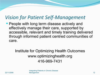 Integrated Patient Care | PPT