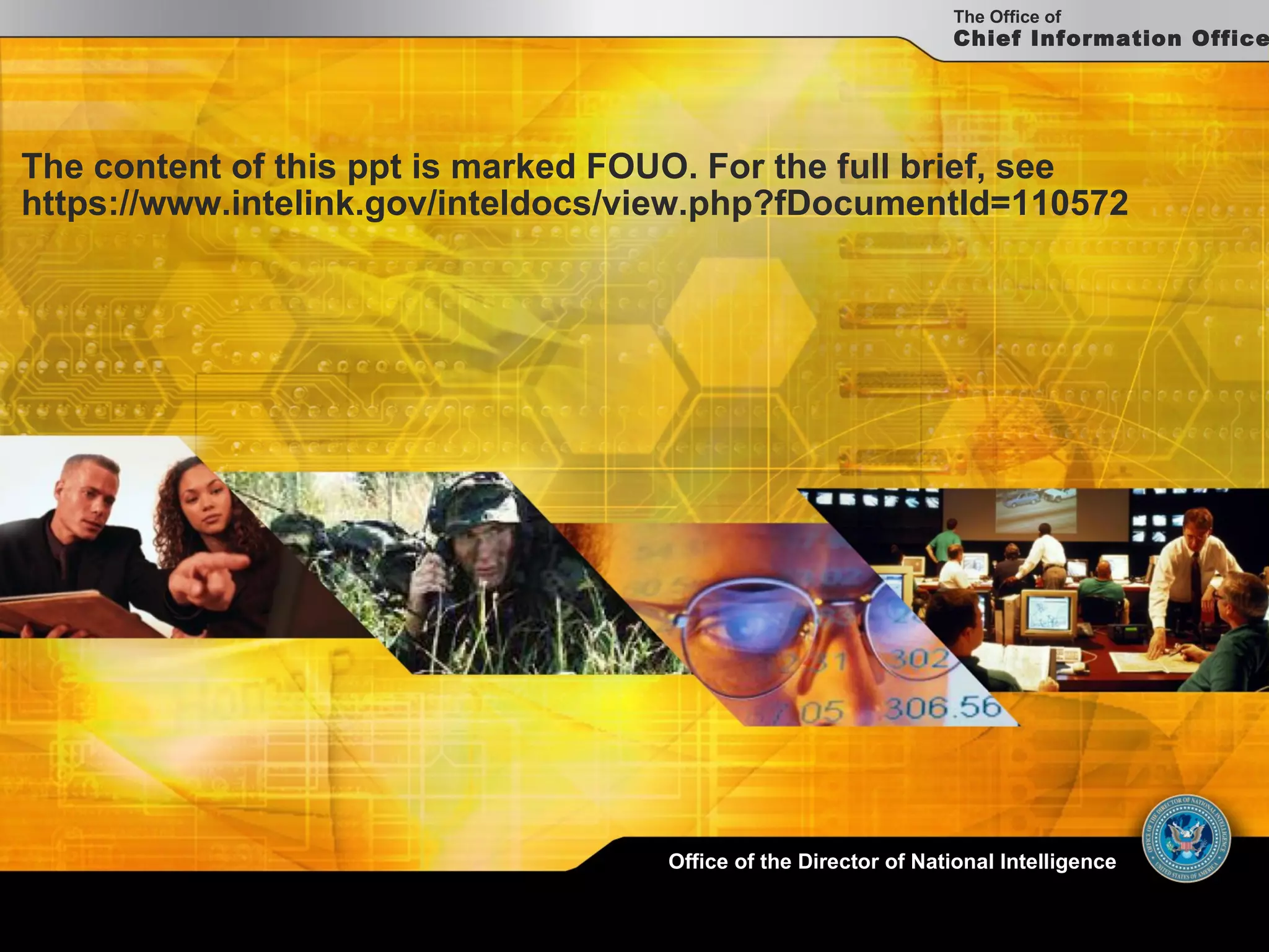 Intelink Basics for CG KM (sanitized from FOUO file) | PPT
