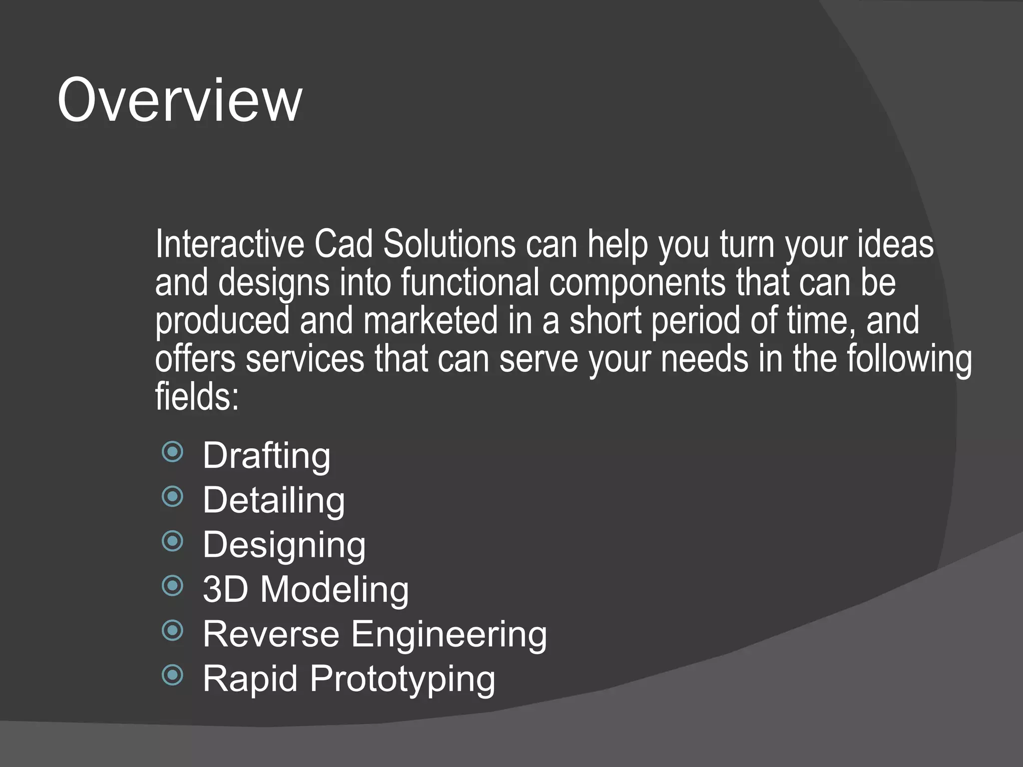 Interactive Cad Solutions | PPT