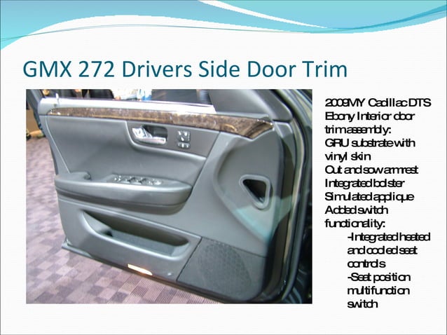 Interior Automotive Trim Projects (2 1 09) | PPT