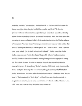 Internl Relations Paper #1 | DOC