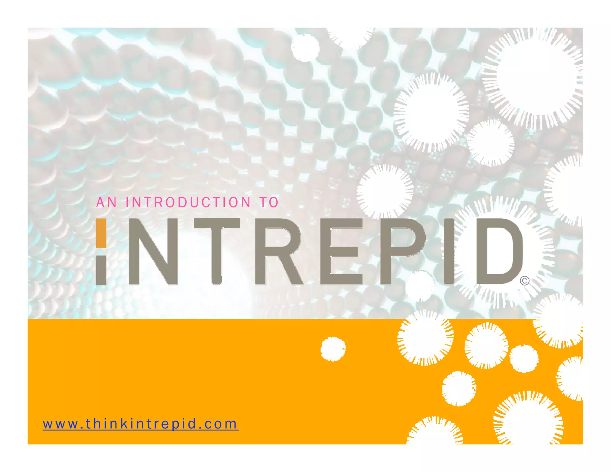 Introduction To Intrepid - January 2009 | PPT