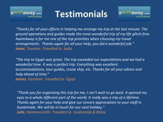 Introduction To Awim Away. The environmentally-friendly eco-adventure ...