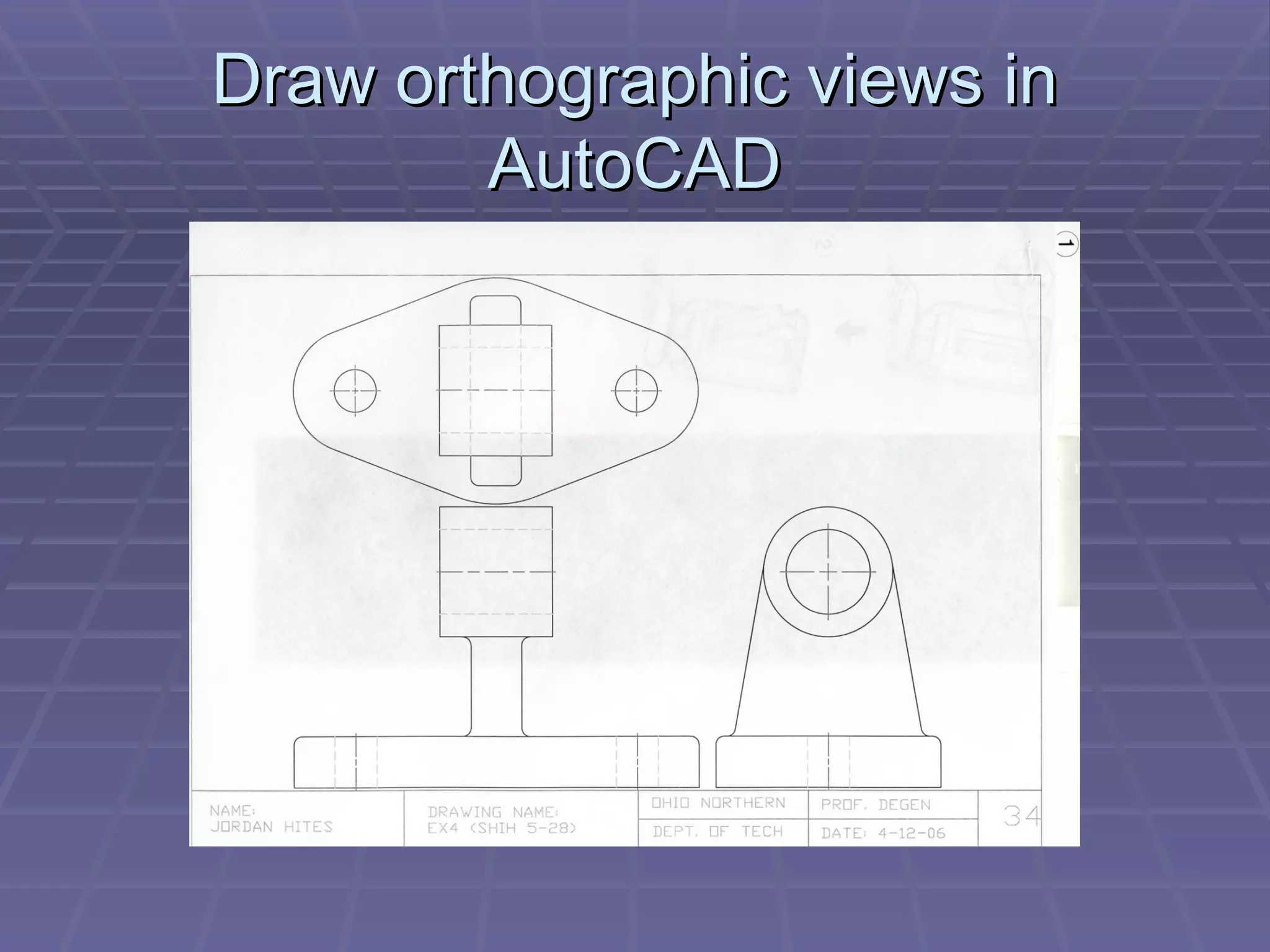 Introduction To Computer Aided Drafting And Design | PPT