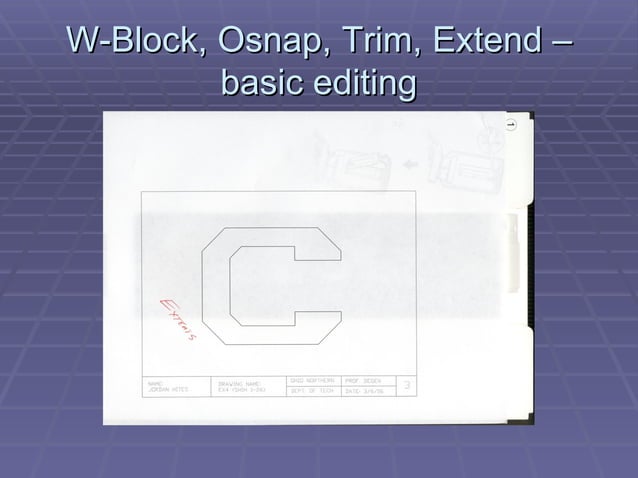 Introduction To Computer Aided Drafting And Design | PPT