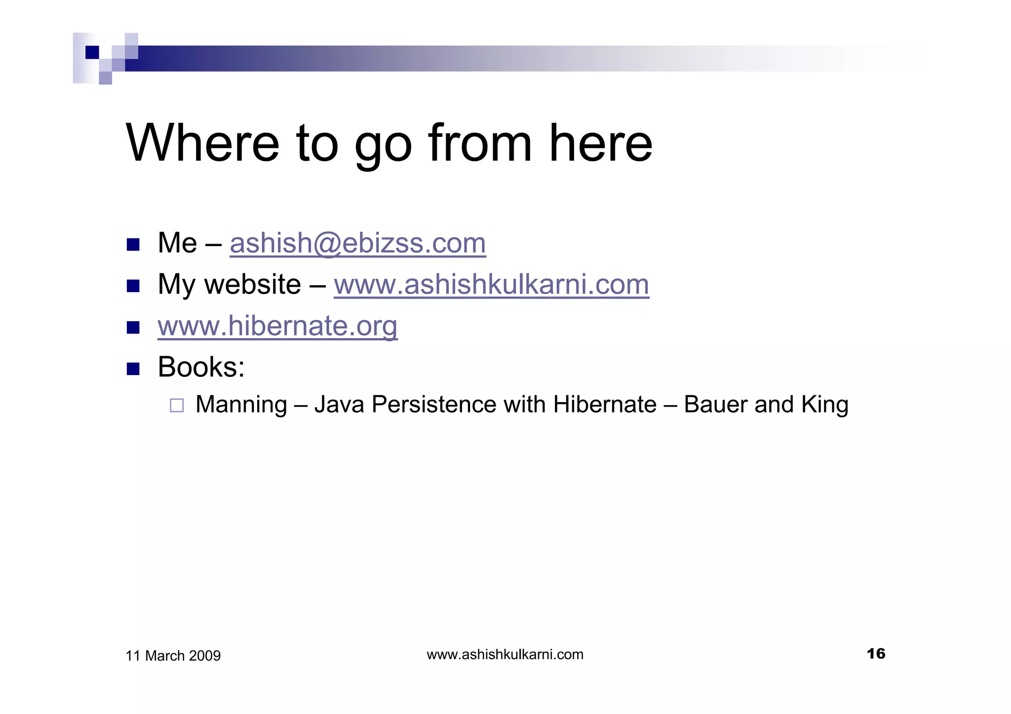 Introduction To Hibernate Pdf Databases Computer Software And