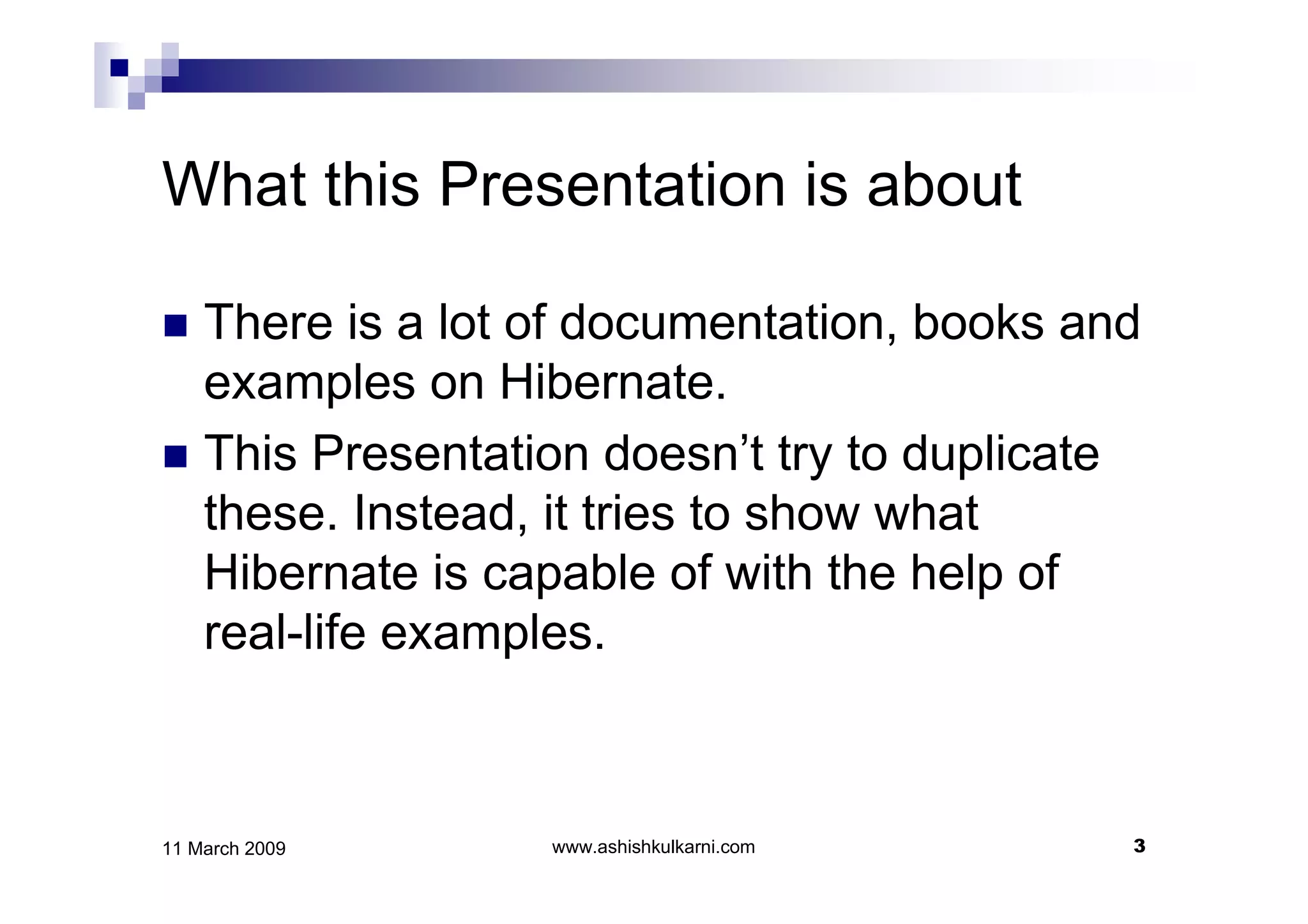 Introduction To Hibernate | PDF | Databases | Computer Software and ... Introduction To Hibernate | PDF | Databases | Computer Software and ...