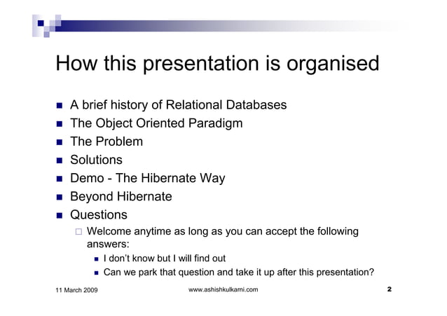 Introduction To Hibernate Pdf Databases Computer Software And 7917