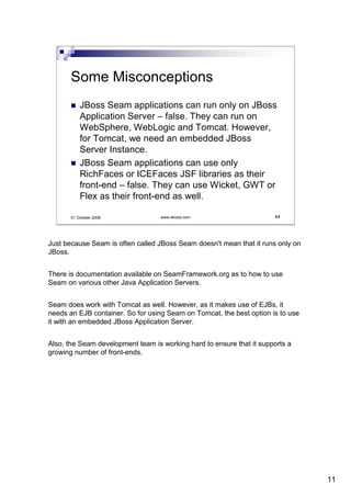 Introduction To J Boss Seam | PDF