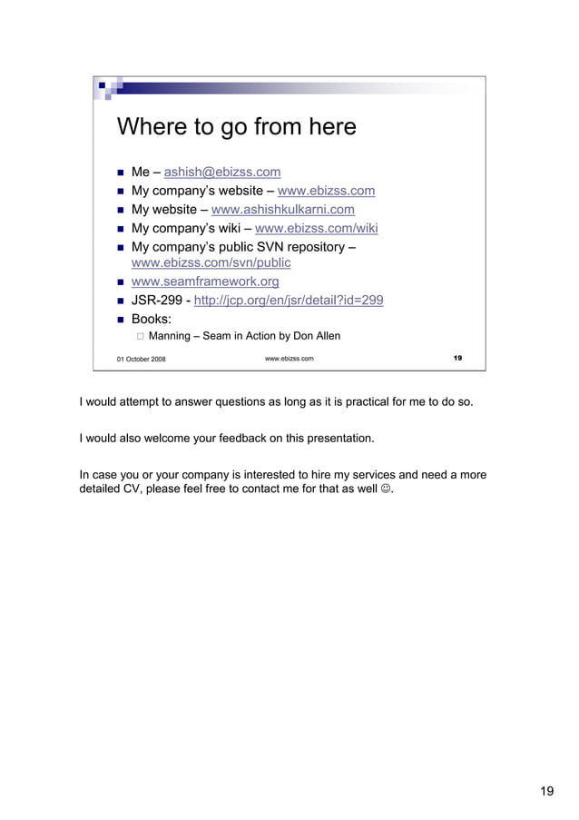 Introduction To J Boss Seam | PDF