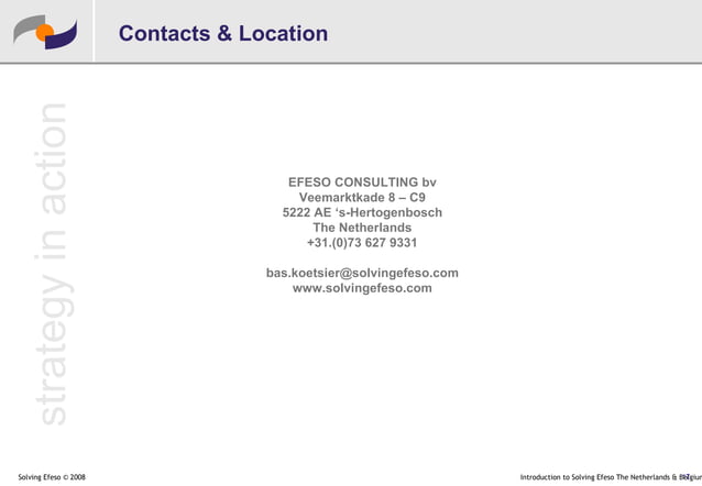 Introduction To Solving Efeso WCOM | PPT