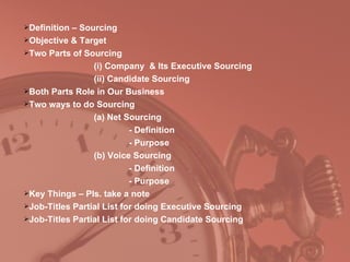 Introduction To Sourcing | PPT | Business | Business and Finance