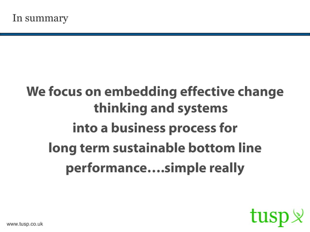 Introduction To Tusp 2009 | PPT