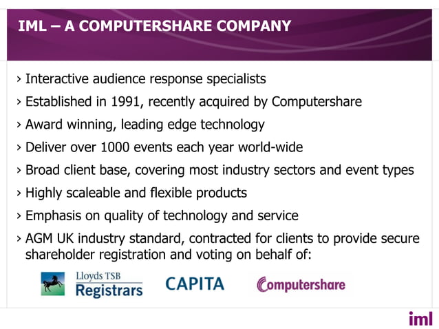 Intro to IML Keypads | PPT