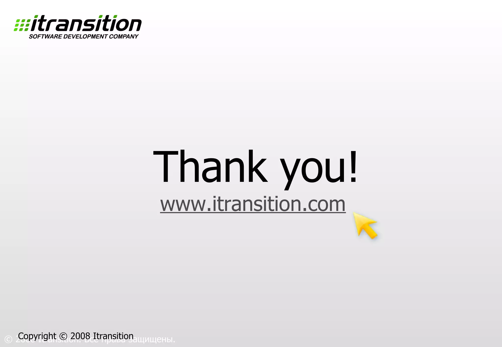 Itransition At A Glance 2009 | PPT