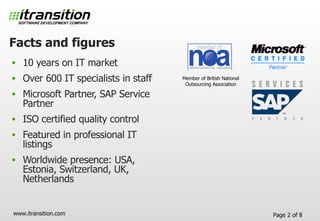 Itransition At A Glance 2009 | PPT