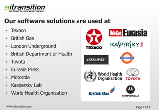 Itransition At A Glance 2009 | PPT