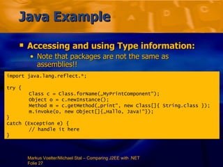 .NET Vs J2EE | PPT