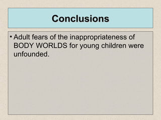 Body Worlds presentation to JPL | PPT